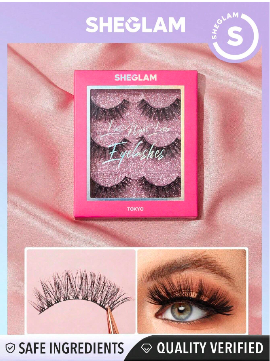 SHEGLAM Late Night Lover Full Volume False Eyelashes – Aroosh Cosmetics
